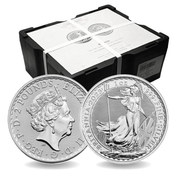 2023 1 Oz Silver British Britannia Monster Box Type 1 500 Coins